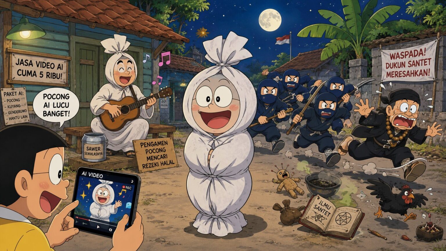 Kasus Pocong Kembali Viral di Seluruh Pulau Jawa - Avatar Nusantara
